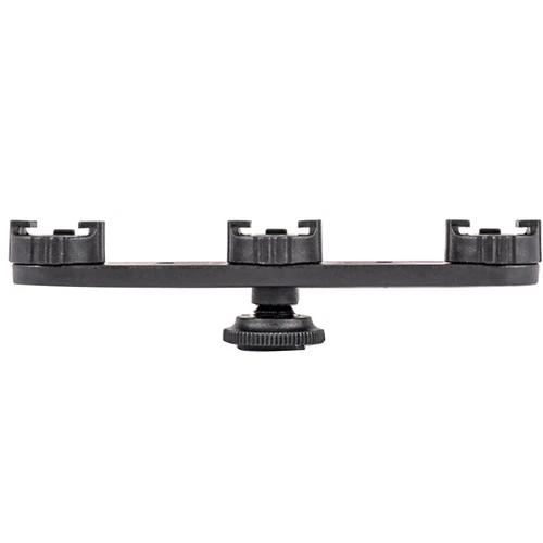STAR- 3 In 1 Aluminum Camera Triple Hot Shoe Mount Adapter Bracket ...