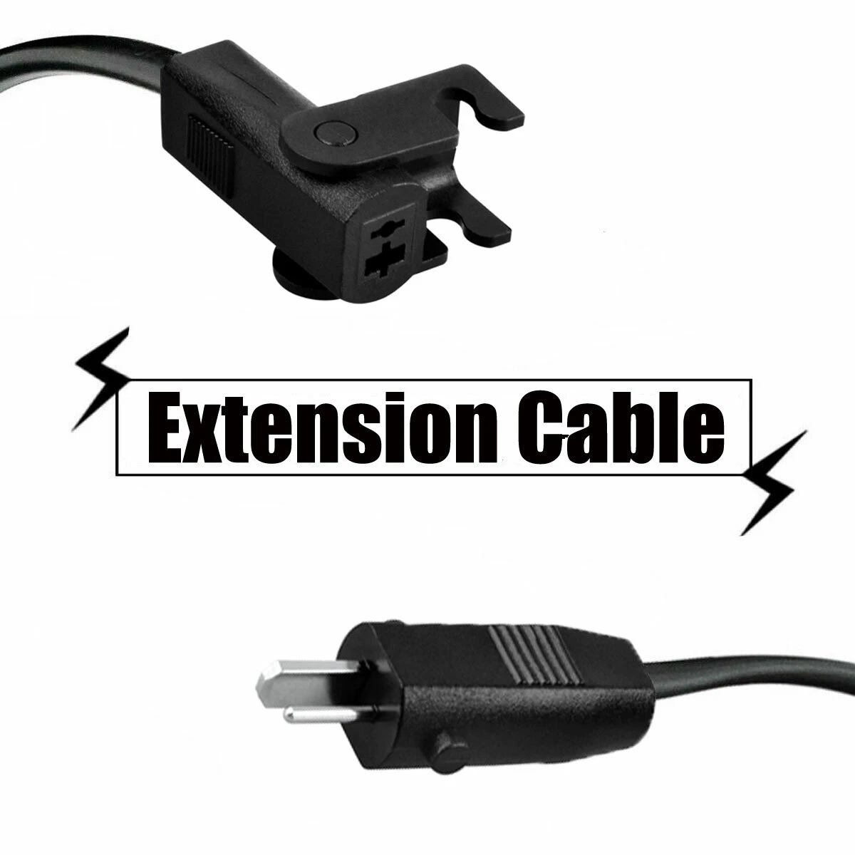STAR- 3Ft 2-Pin Sofa Recliner Cable Power Cord For Limoss Shenzhen Mc ...