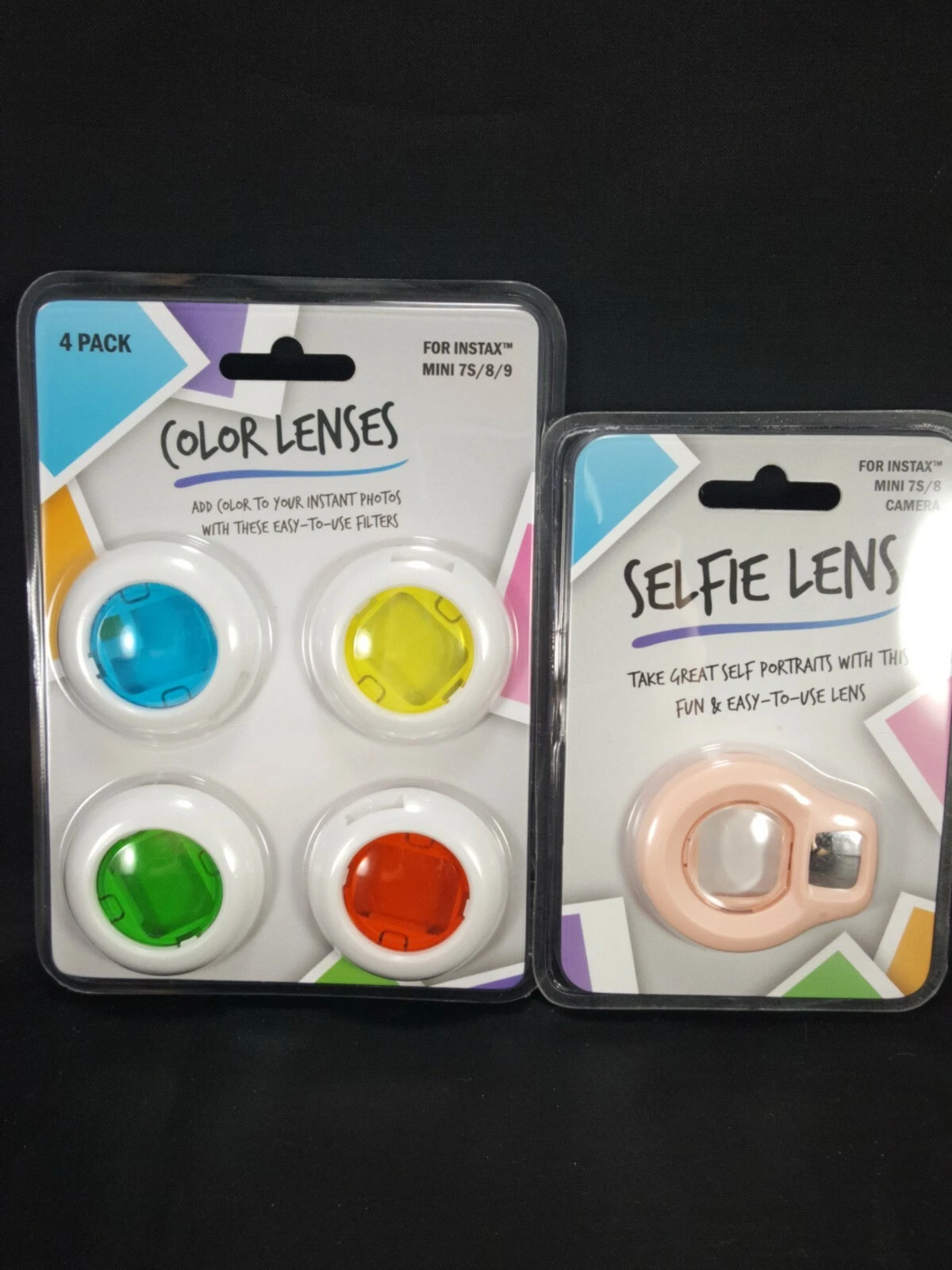 STAR- 4 Pack Color Lens And Selfie Portrait Fujifilm Instax Mini 7S 8 ...