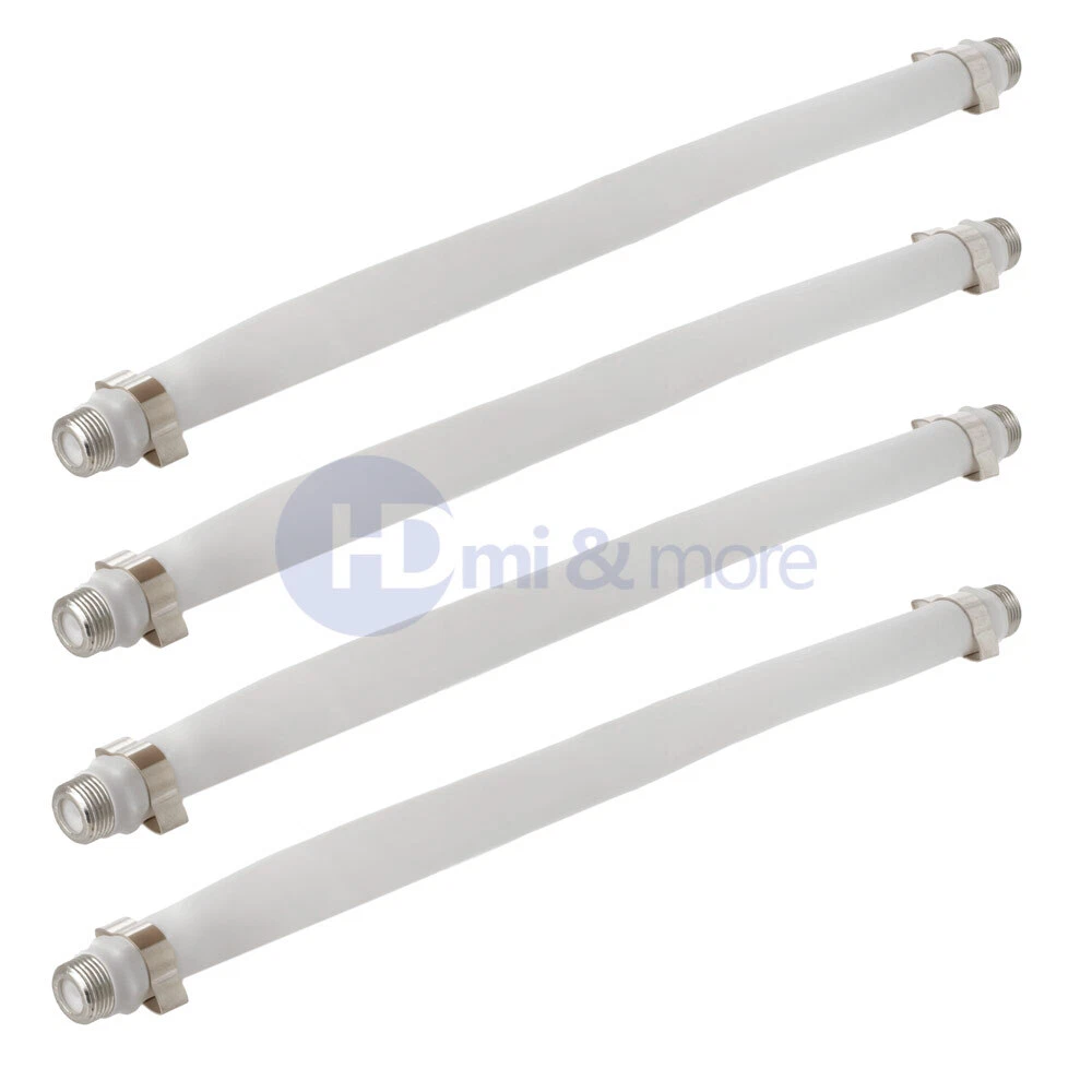 STAR- 4X Flat F Type Rg6 Rg59 Cable Coaxial Coax Rg 6 Rg 59 Fta Rv Lnb ...