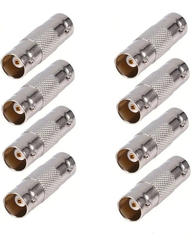STAR- 8X Bnc Female To Female Gold Inline Coupler Adapter Connector ...