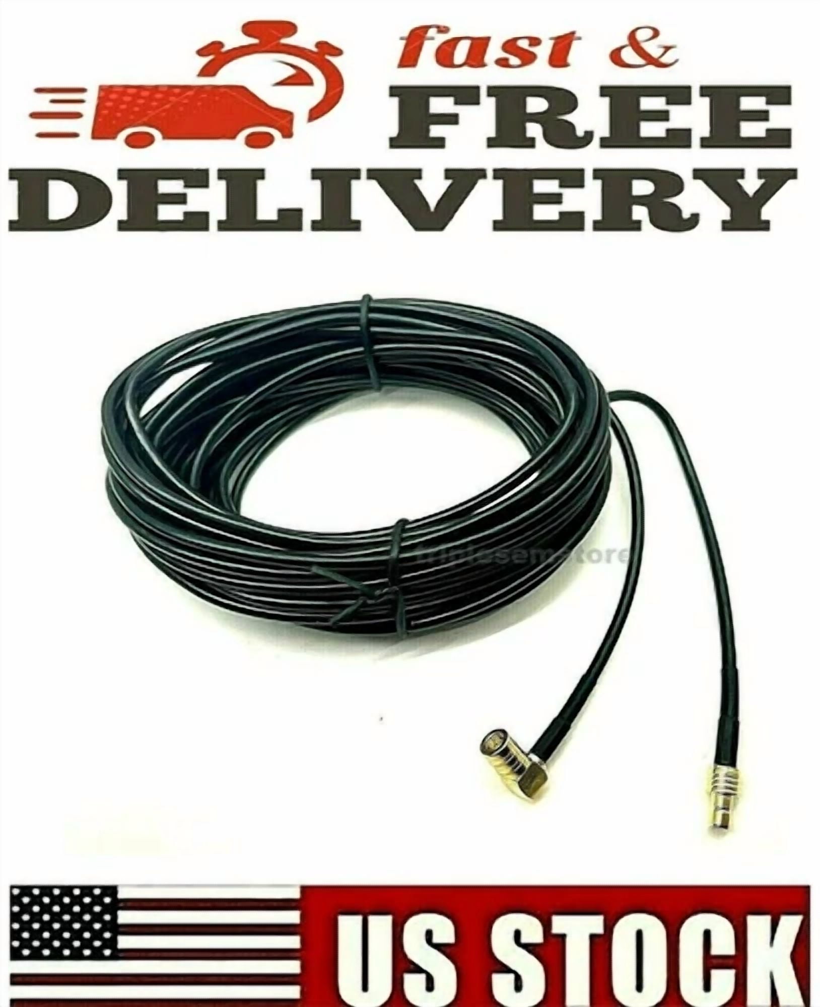 STAR- Antenna Extension Cable 23 Feet For Sirius Xm Satellite Rg174 Smb ...