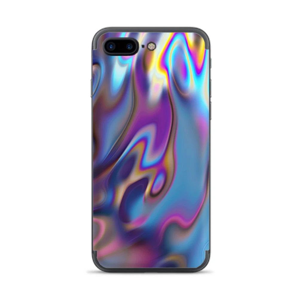 STAR- Apple Iphone 7 / 8 Plus Skins Decal Wrap Opalescent Resin Marble ...