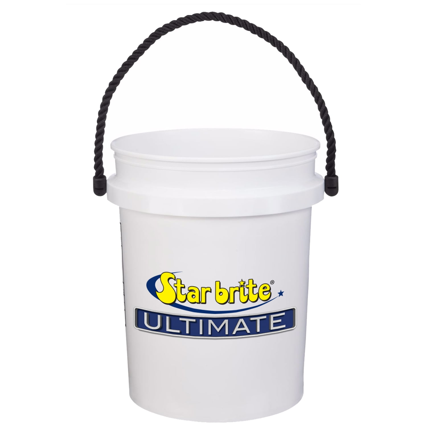 STAR BRITE 5 Gallon Durable Bucket with Rope Handle, Easy-Pour, Made in ...