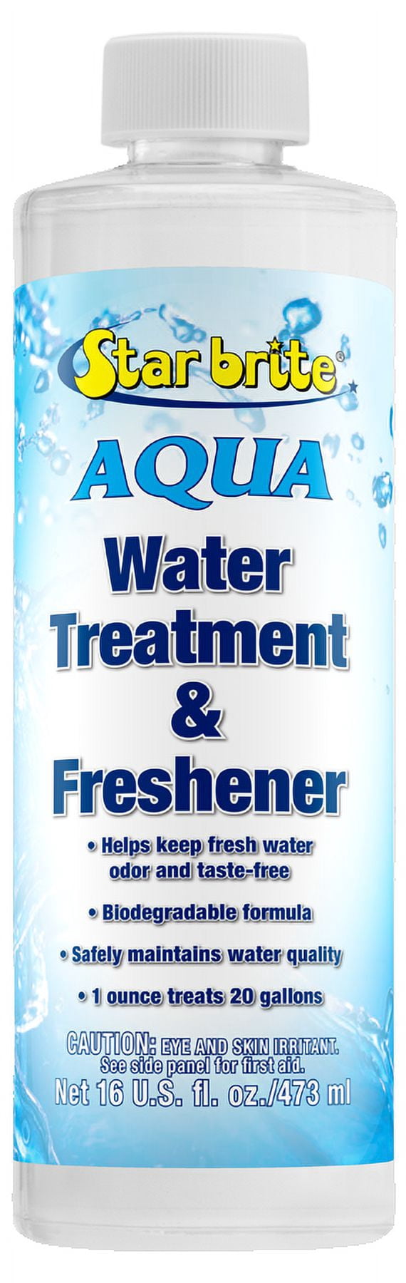 STAR BRITE RV Aqua Water Treatment & Freshener - 16 OZ, Chlorine ...