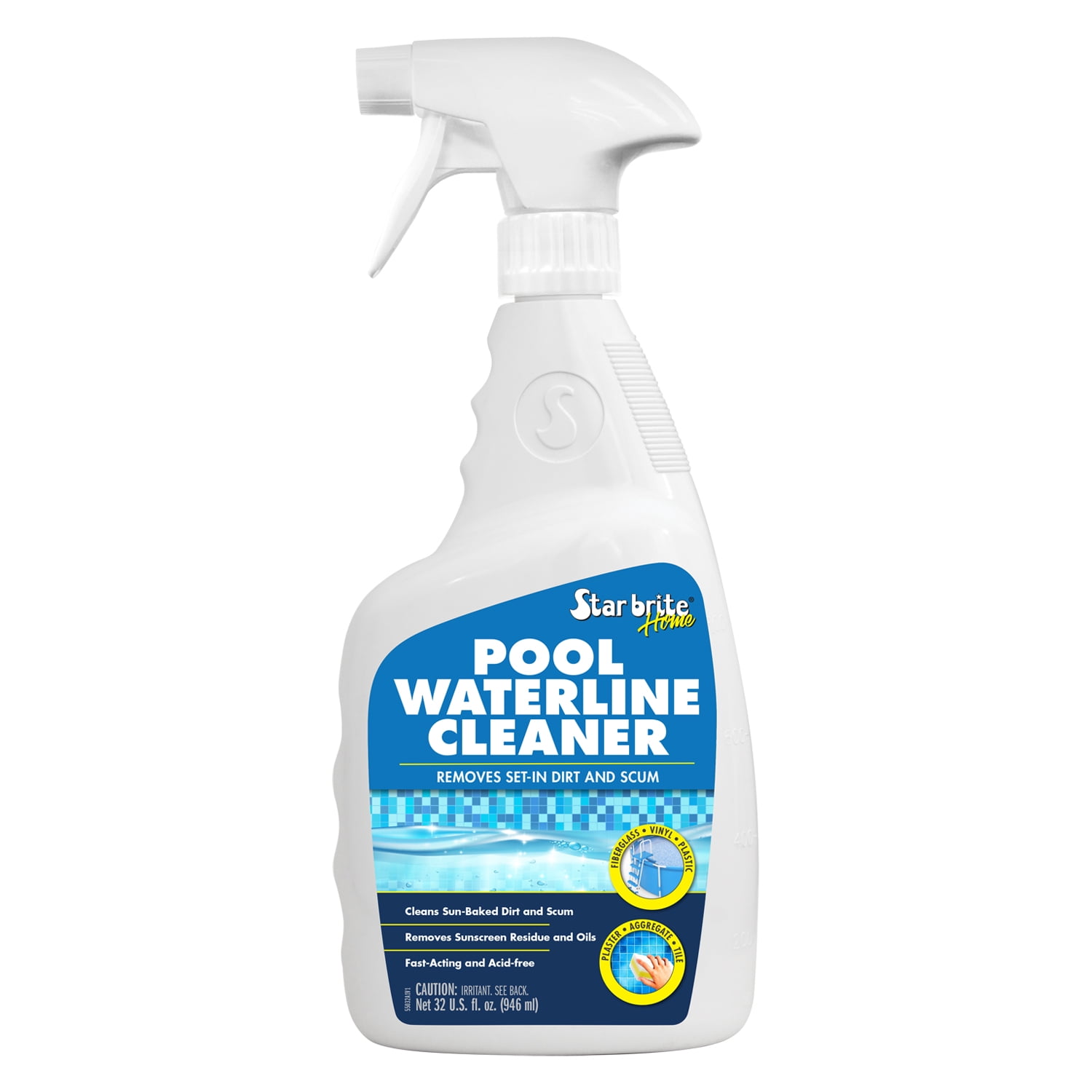 Star brite Home Pool Waterline Cleaner, Scum Remover for Tile, Vinyl ...