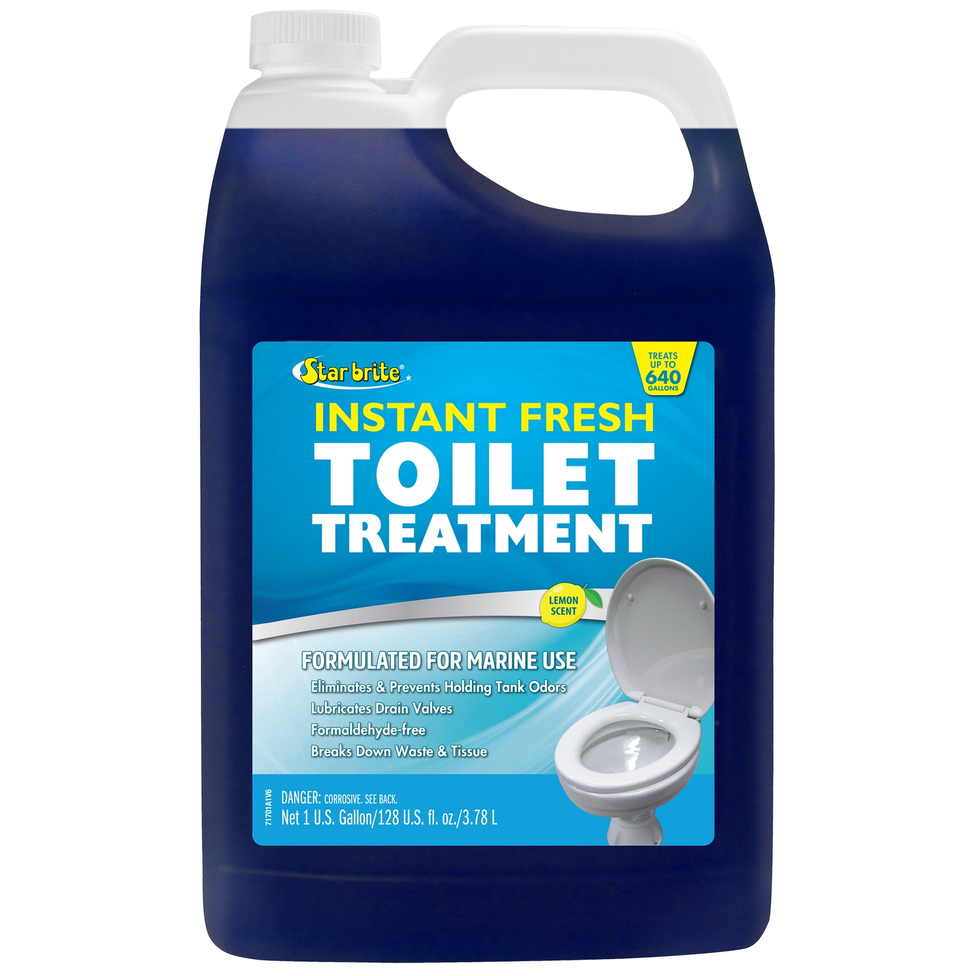 Star brite Instant Fresh Toilet Treatment - Lemon Scent, Biodegradable ...
