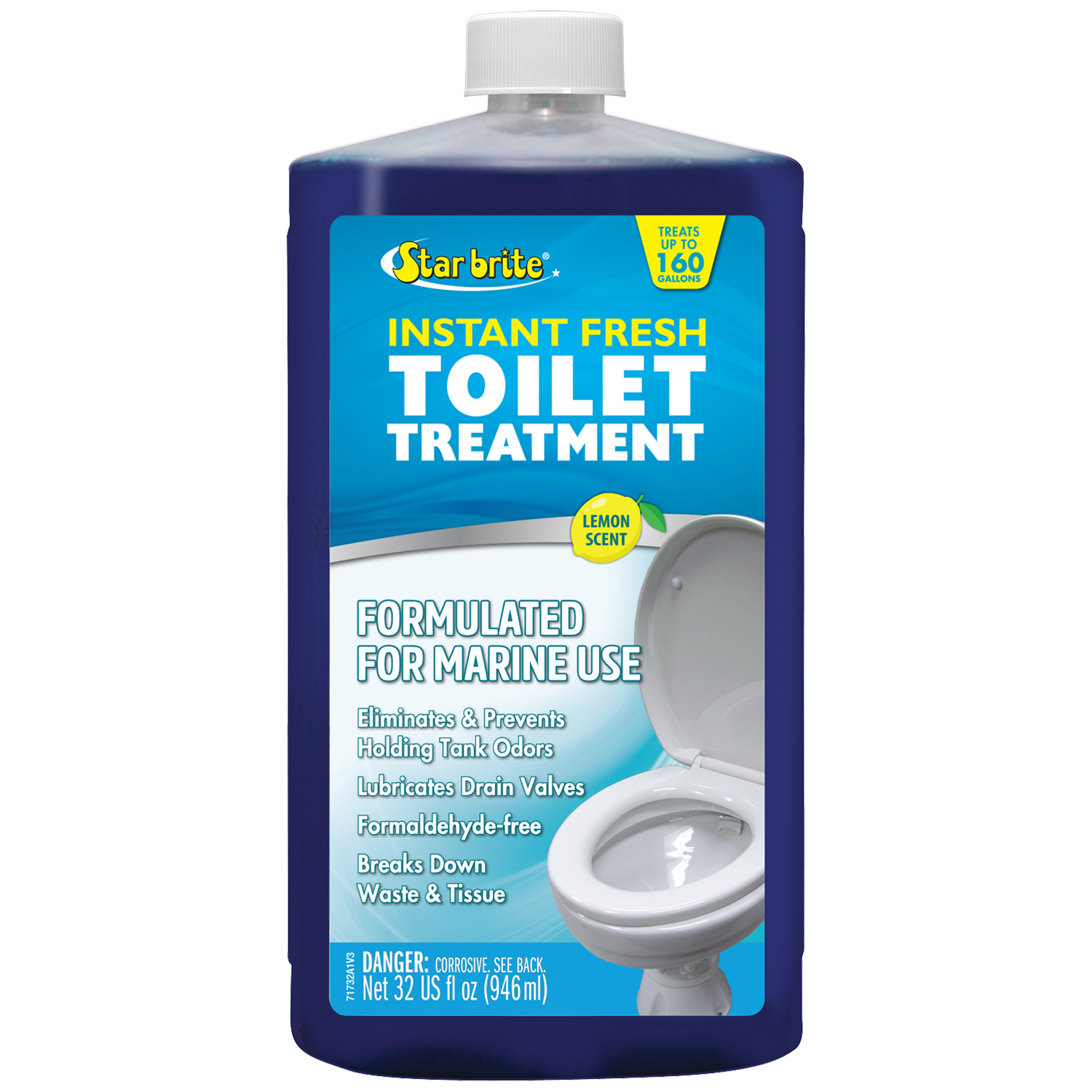 Star Brite 71732; Instant Fresh Toilet Treatment Lemon Quart - Walmart.com