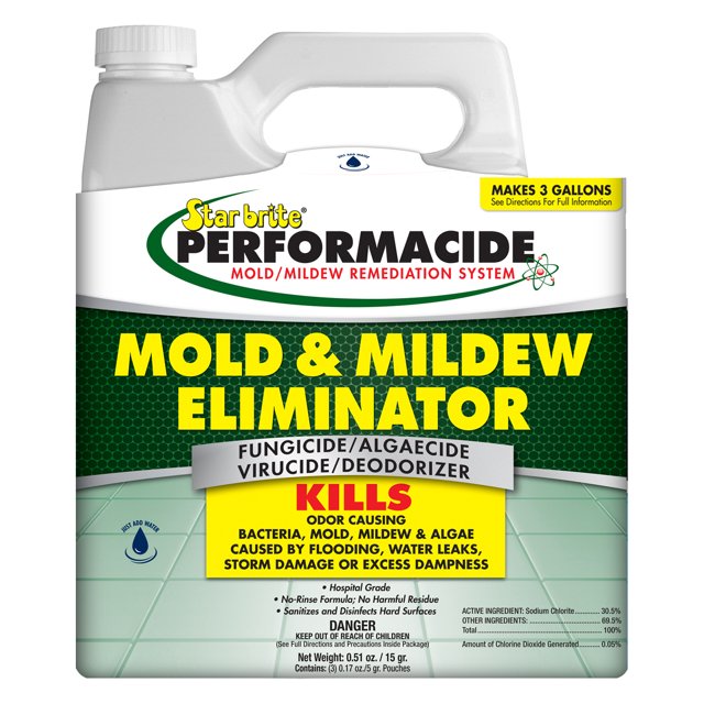 STAR BRITE Mold & Mildew Eliminator/Killer 3 Pack Gallon Kit - Walmart.com