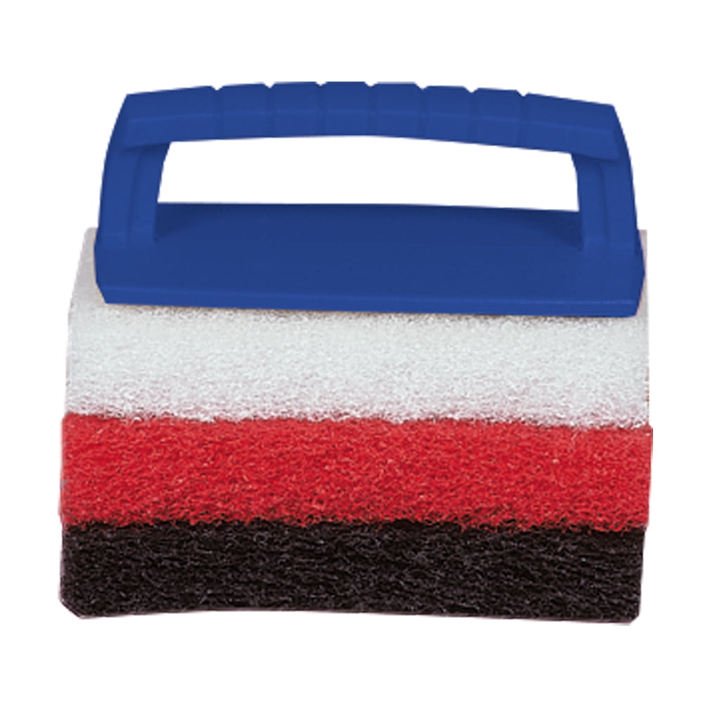 STAR BRITE Multi-Texture Scrub Pad Kit with Interchangeable Handle ...