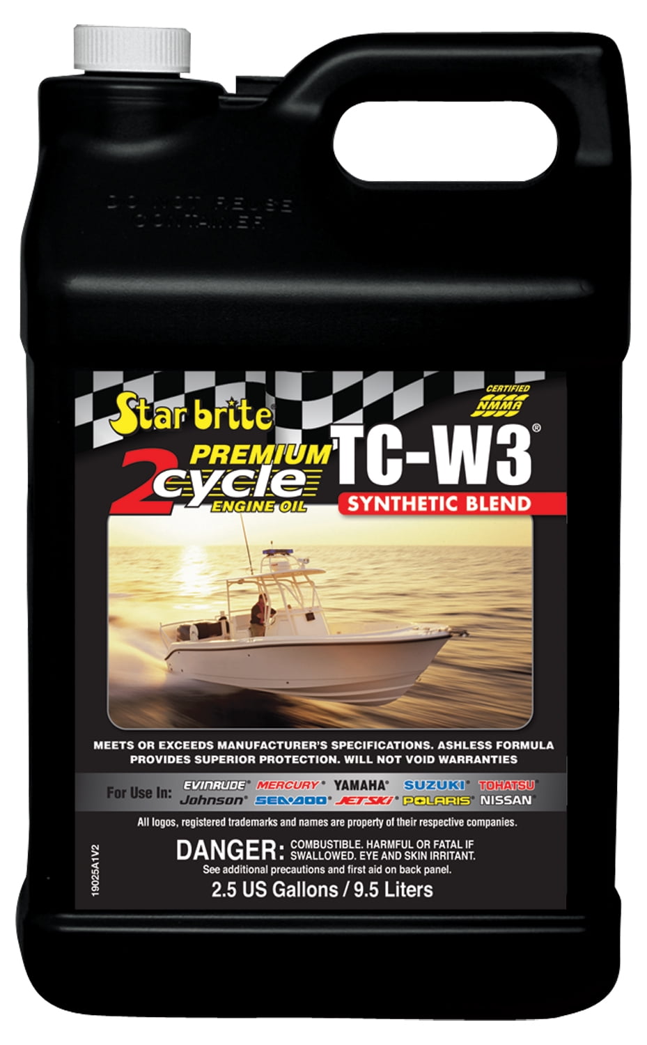 STAR BRITE Premium 2-Cycle Engine Oil TC-W3 - 2-1/2 GAL - Walmart.com