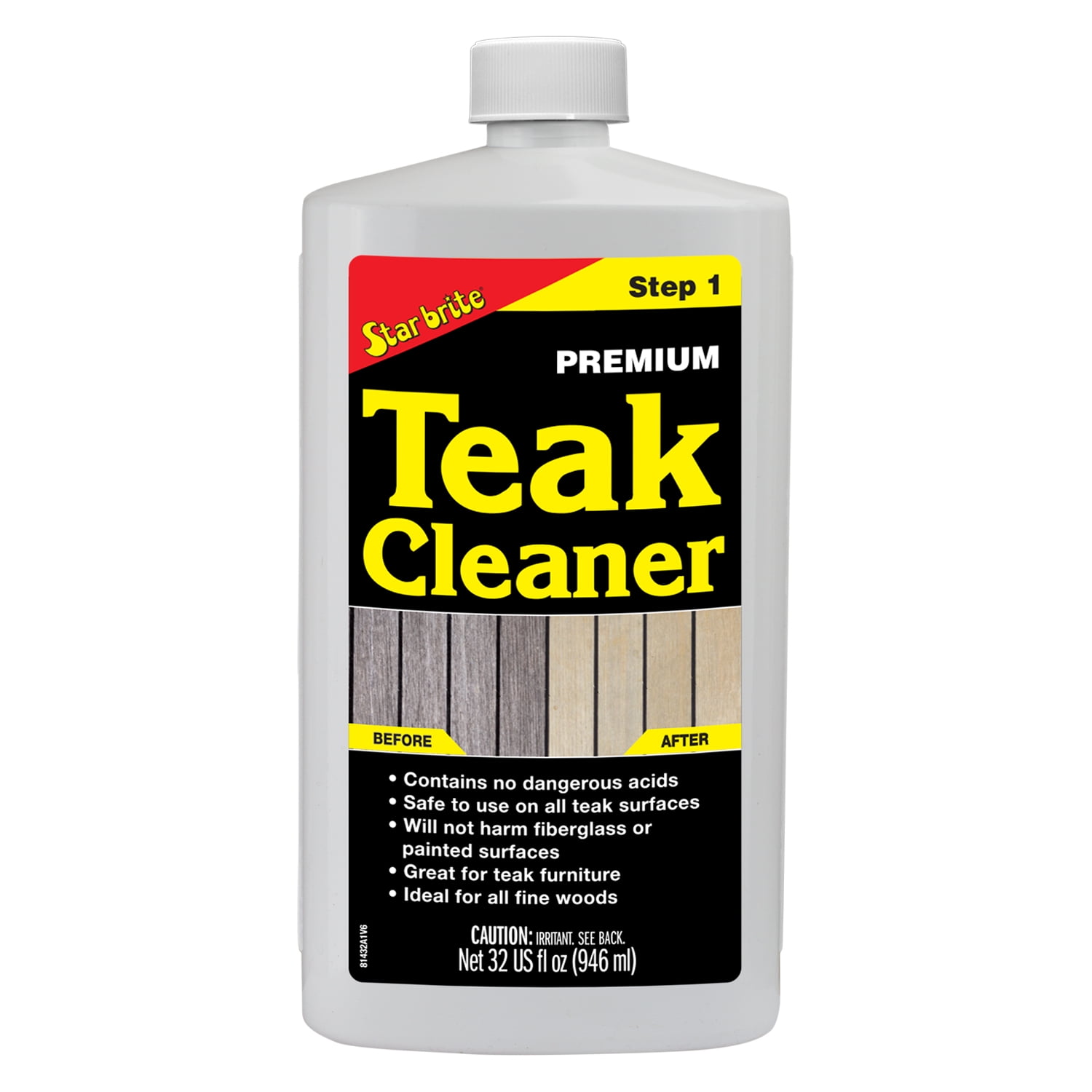 Starbrite 1 Qt. Premium Teak Cleaner 81432 - Walmart Business Supplies