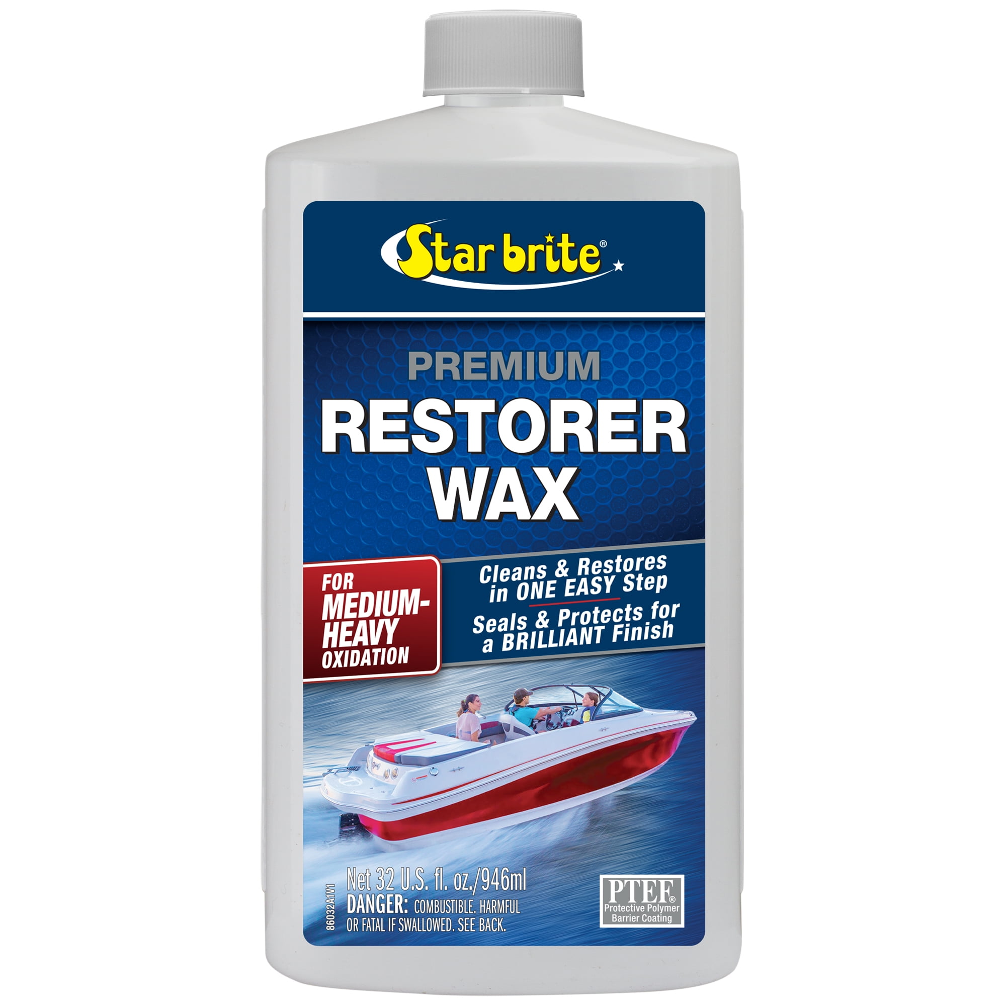 Star brite Premium Restorer Wax - For Medium to Heavy Oxidation ...