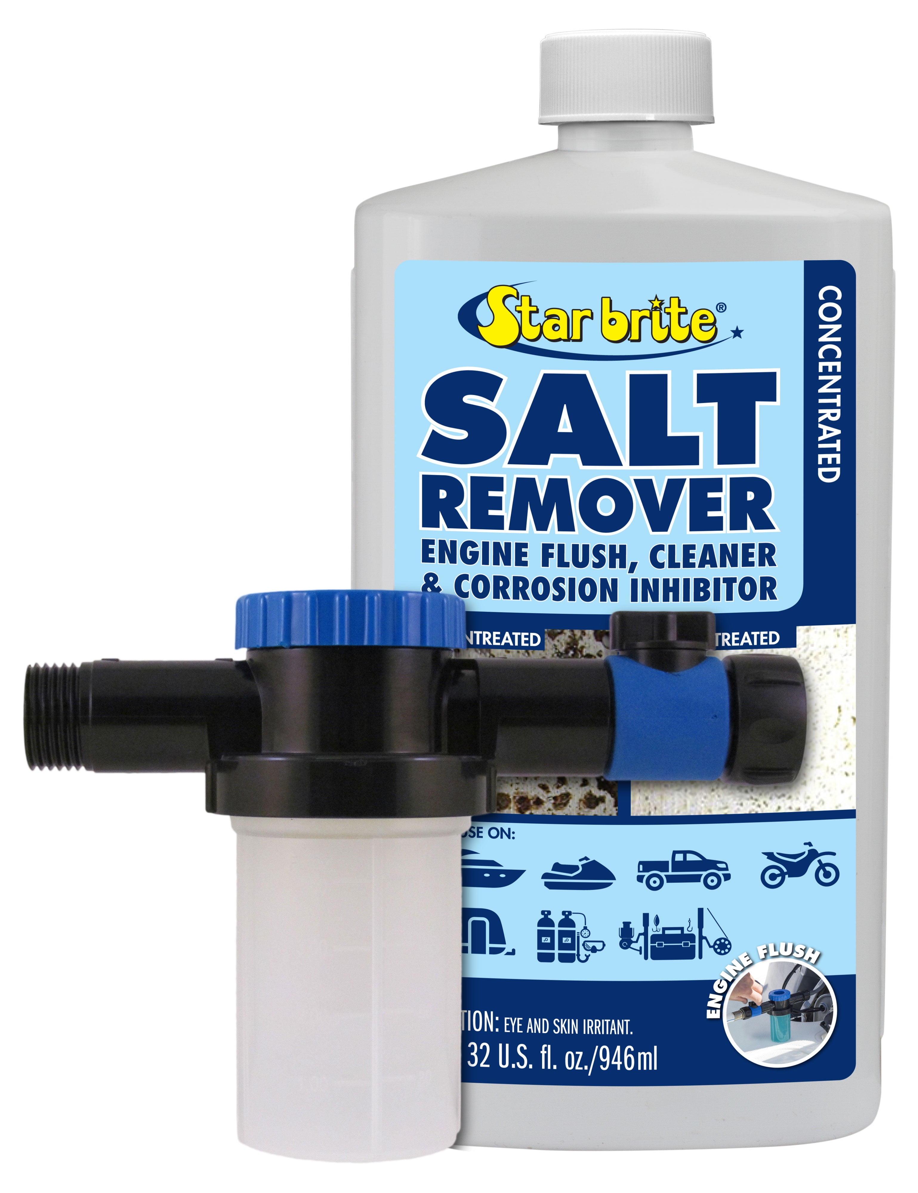 STAR BRITE Salt Remover Kit 32 OZ. with Applicator & Adaptor - Walmart.com