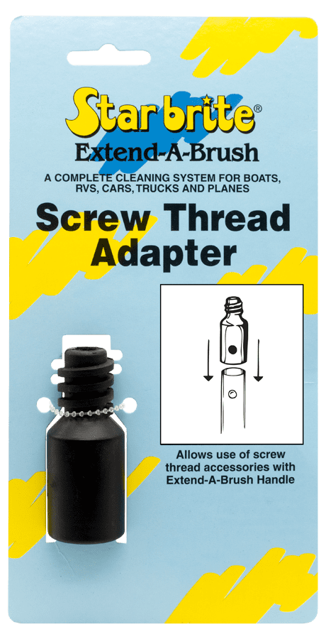 STAR BRITE Screw Thread Adapter for Extend-A-Brush Handles, Durable ...