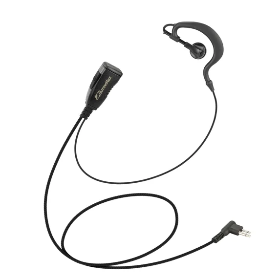 STAR- Braided Cable Earpiece Headset Fit Motorola 2-Pin Cp200 Cls1110 ...