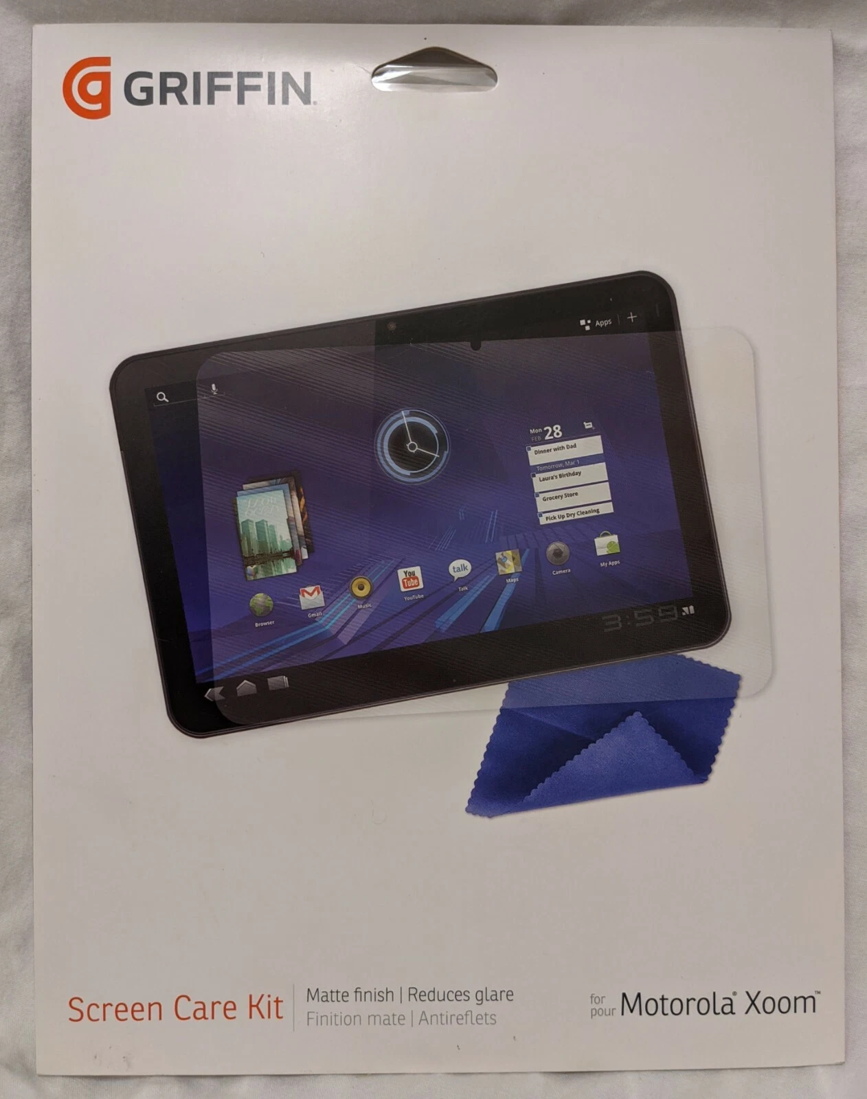 STAR- Brand New: Griffin Screen Protector For Motorola Xoom - Walmart.com