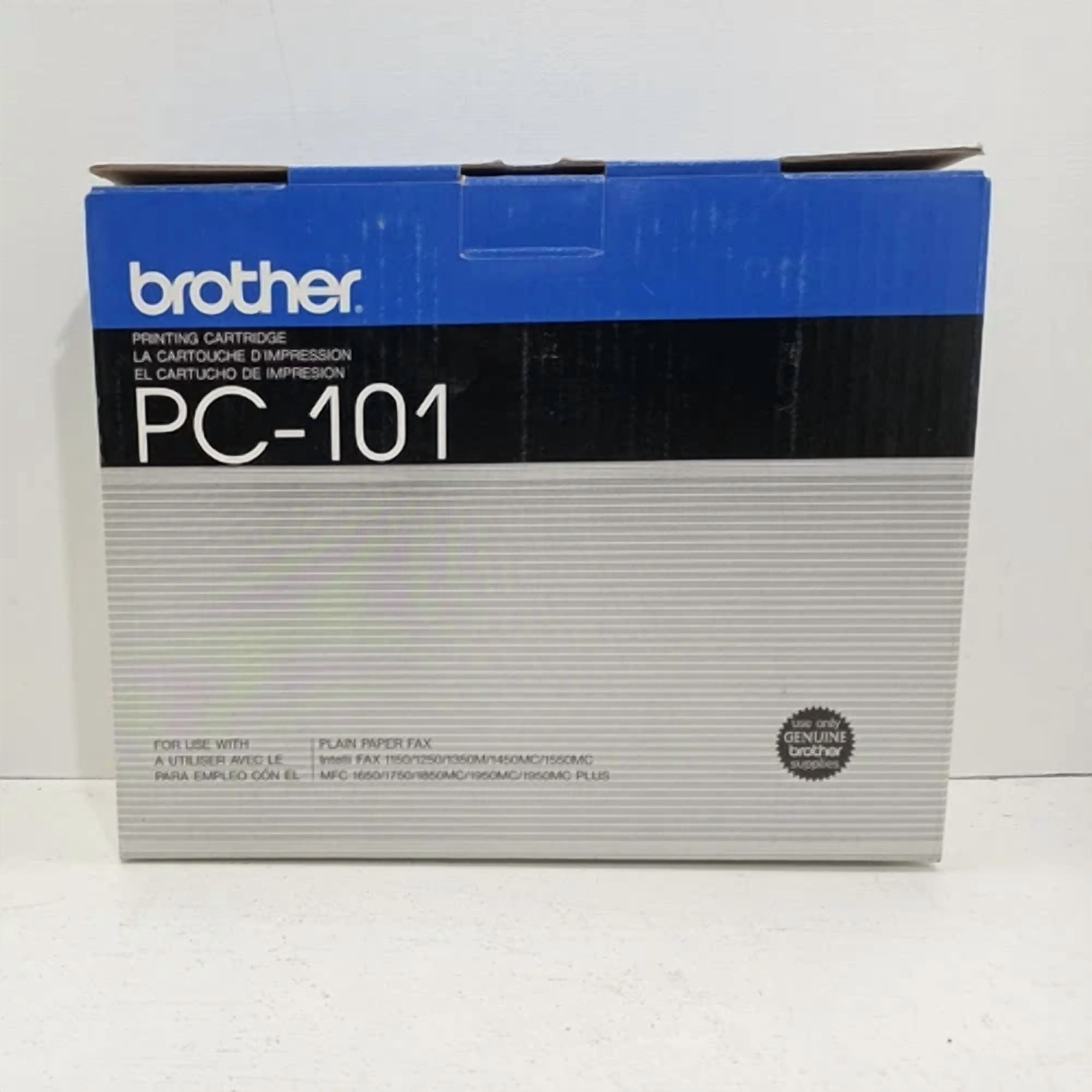 STAR- Brother Pc-101 Pc101 Thermal Ribbon Cartridge Black Brtpc101 ...