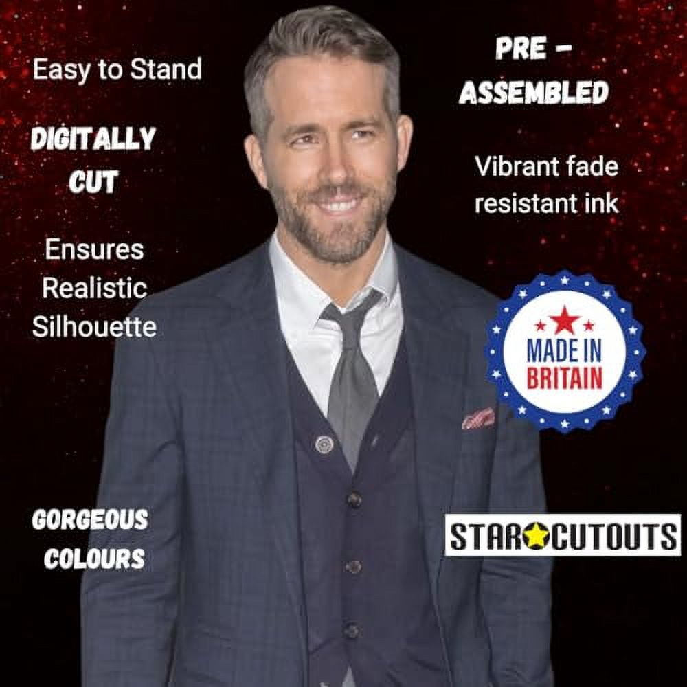 STAR CUTOUTS CS704 Celebrity Standee Ryan Reynolds Lifesize Cardboard ...