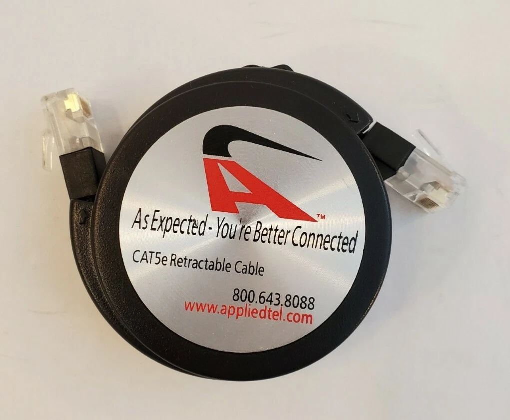 STAR- Cat5E Retractable Ethernet Cable 4 Feet - Rj45 To Rj45 - Walmart.com