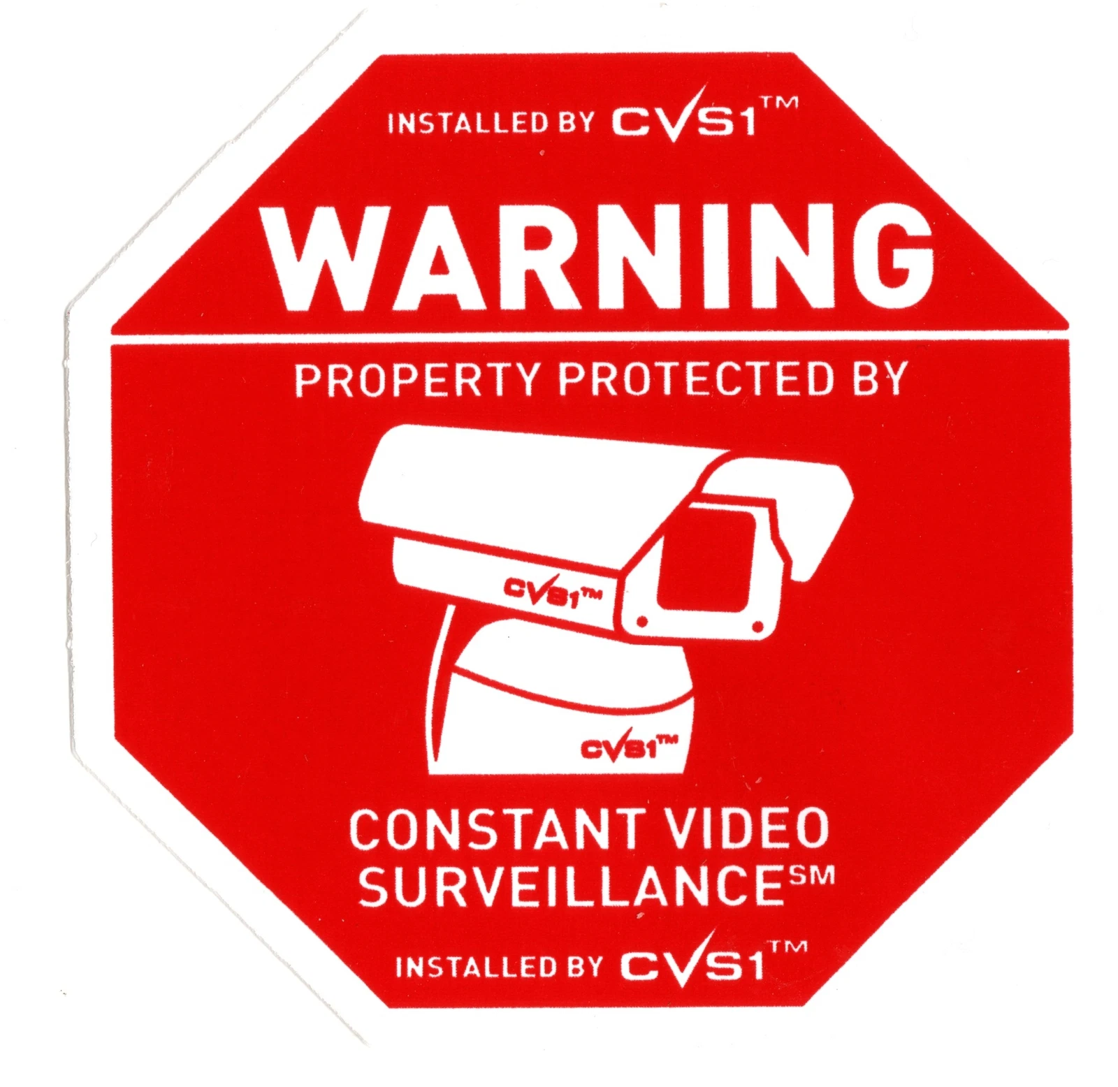 STAR- Cctv Camera Store Stop Shoplifting Security Crime Business Decals ...
