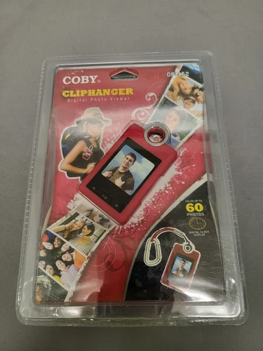 STAR- Coby Digital Photo Viewer Cliphanger Keychain - Dp-152 (Red ...