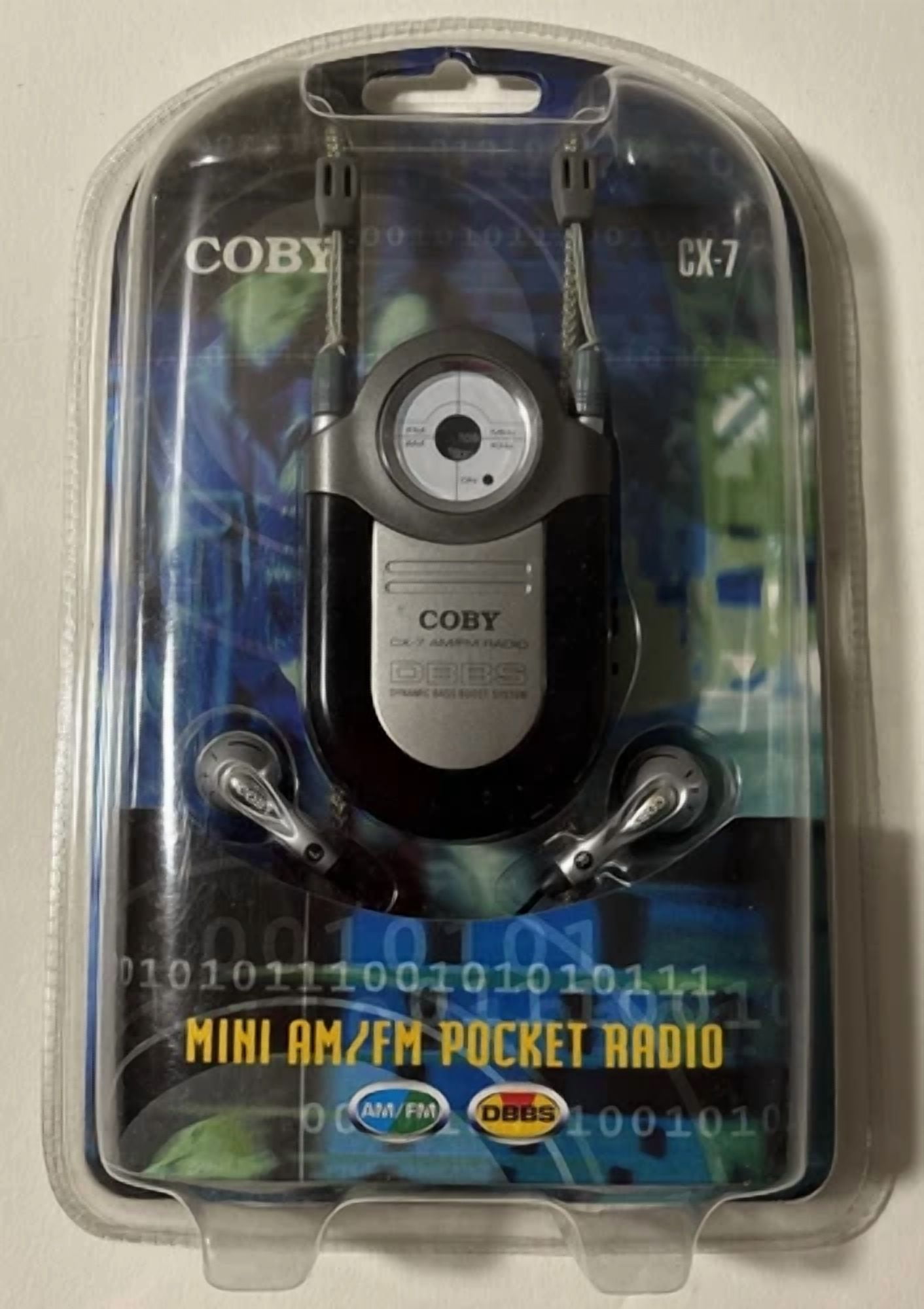 STAR- Coby Dynamic Bass Boost System Black Cx-7 Am/Fm Radio Mini Pocket ...