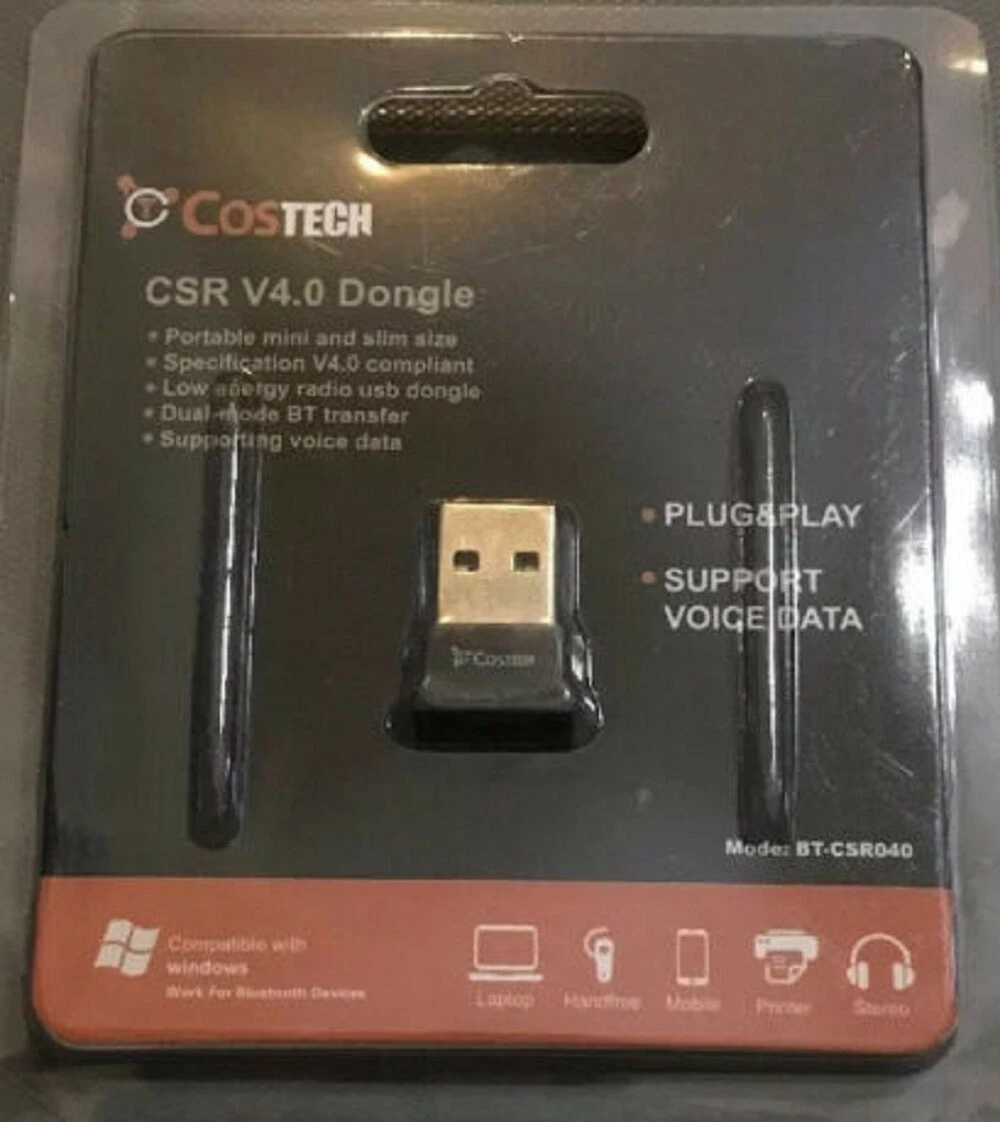 STAR- Costech Mini Usb Bluetooth Csr V4.0 Dongle - Bt-Csr040 - Walmart.com