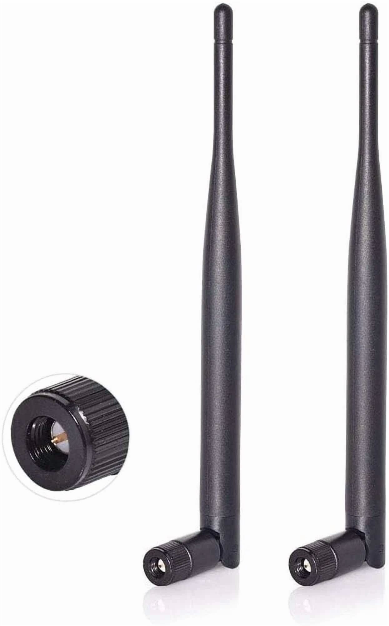 STAR- "Dual Band Wifi 2.4Ghz 5Ghz 5.8Ghz 6Dbi Sma Male Antenna (2-Pack ...