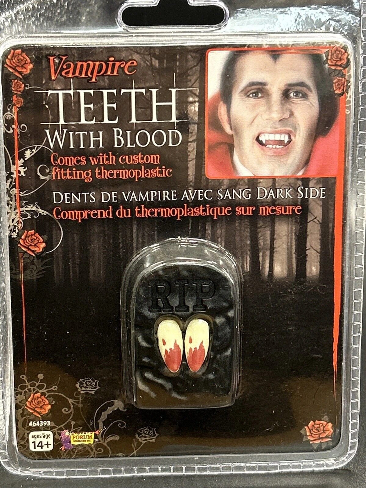 STAR- Forum Novelties - Vampire Fangs With Blood - Custom Fitting ...