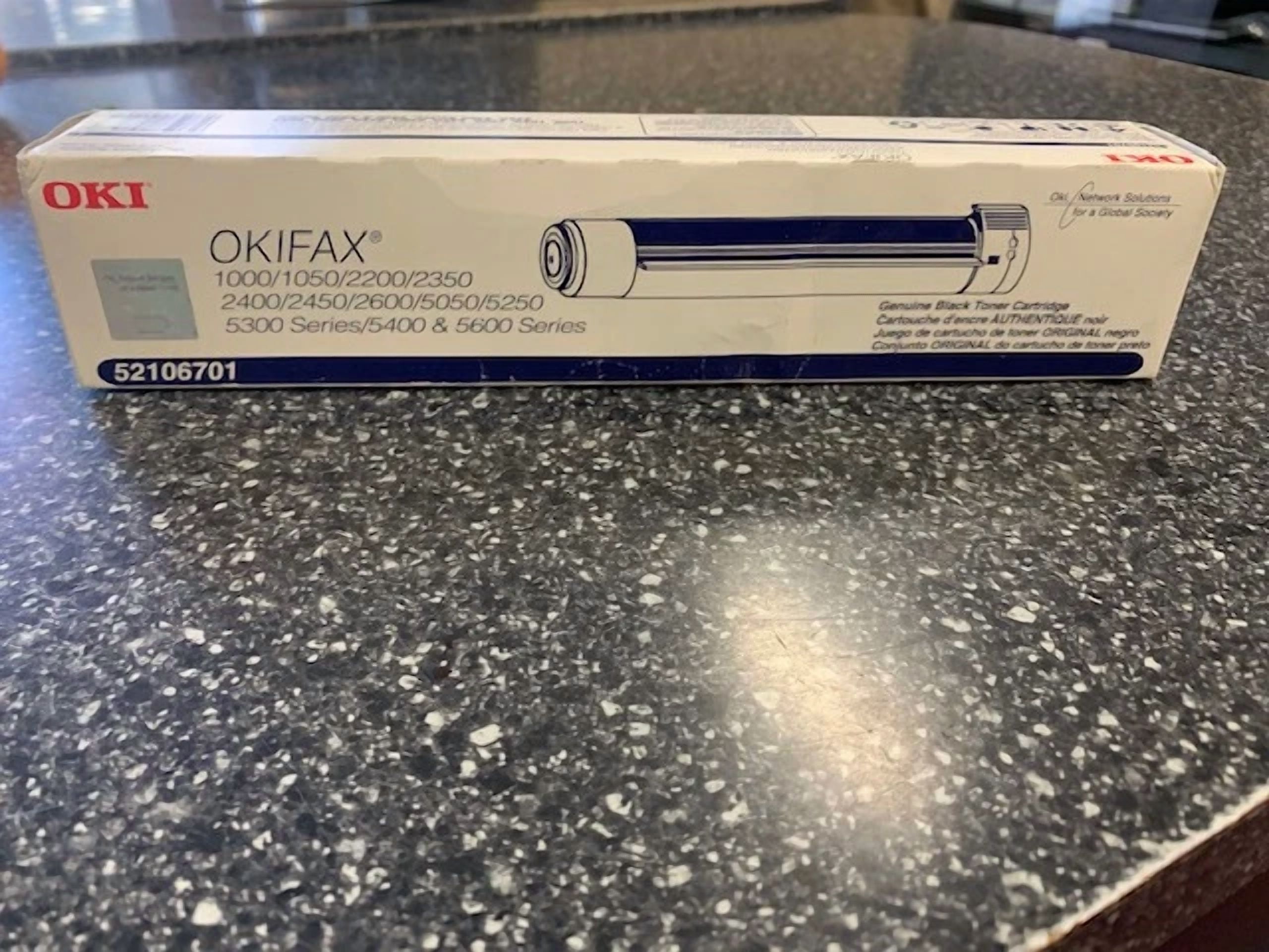 STAR- Genuine New Okidata 52106701 Black Printer Toner Cartridge Okifax ...