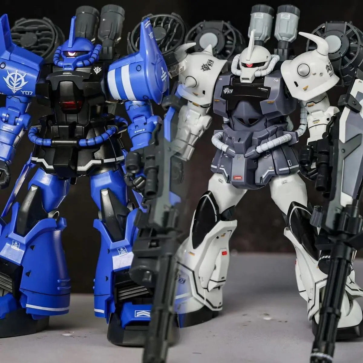 STAR HG 1/144 MS-07B-3 Gouf with Fly Bag Assembly Models Kit White Wolf ...
