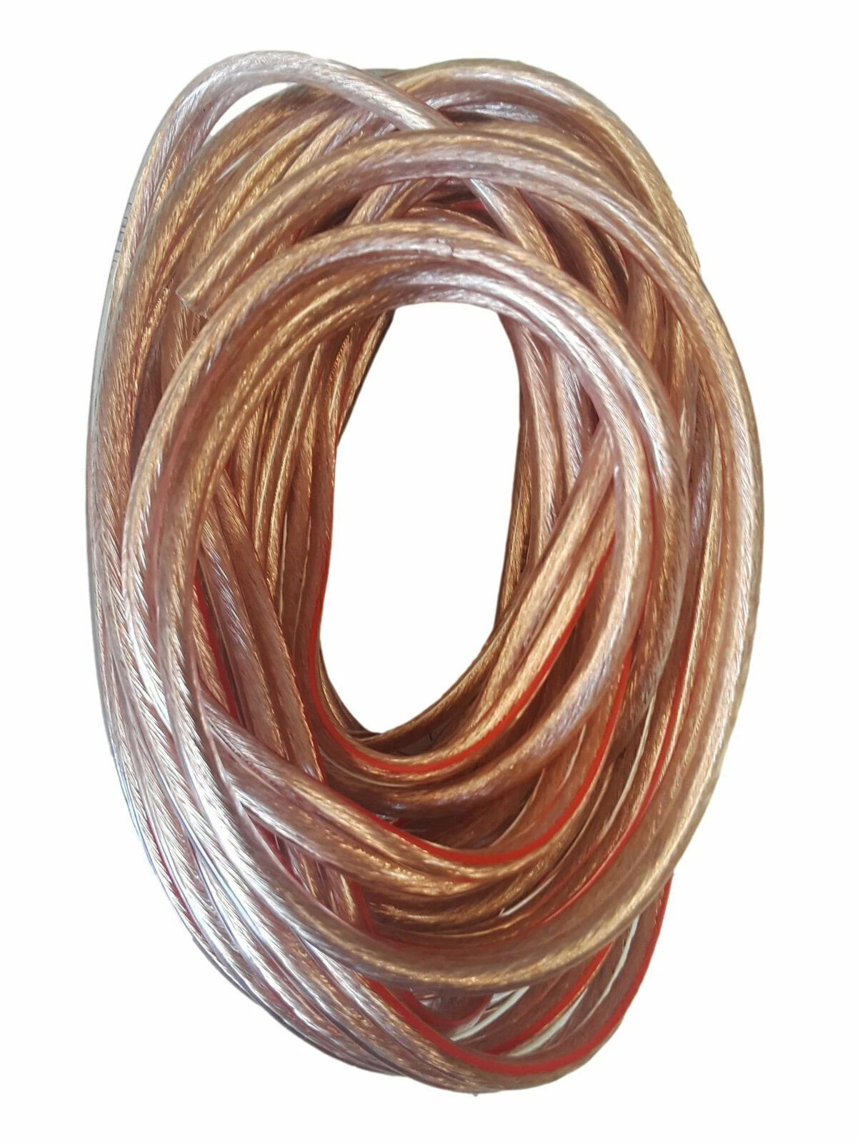 STAR- Imc Audio 10' Feet 12 Ga Gauge Clear 2 Conductor Speaker Wire ...