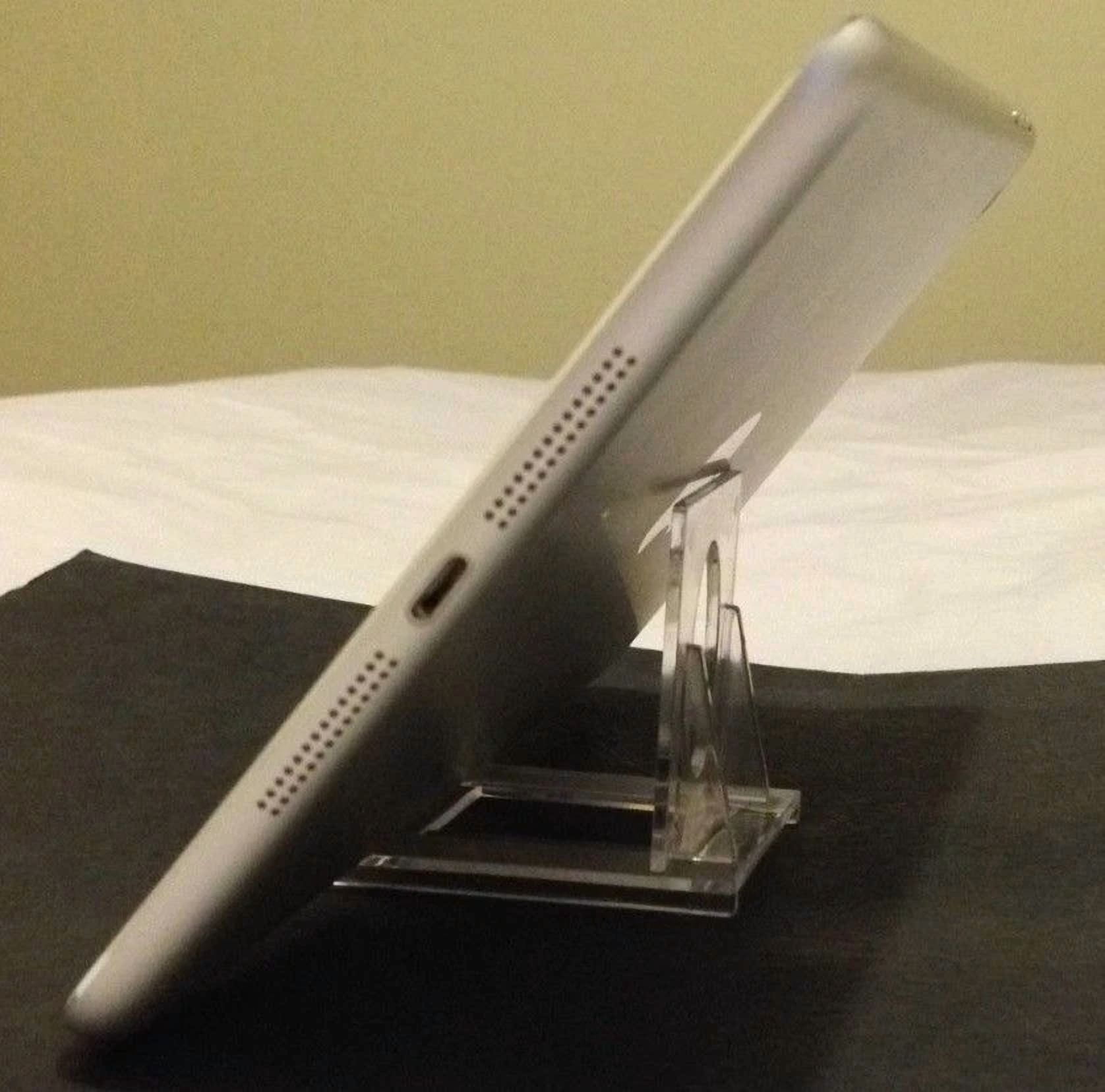 STAR- Ipad Tablet 2-Piece Adjustable Clear Acrylic Compact Desktop ...