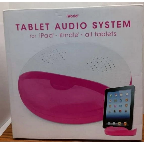 STAR- Iworld Tablet Audio System For Ipad - Kindle - All Tablets Pink ...