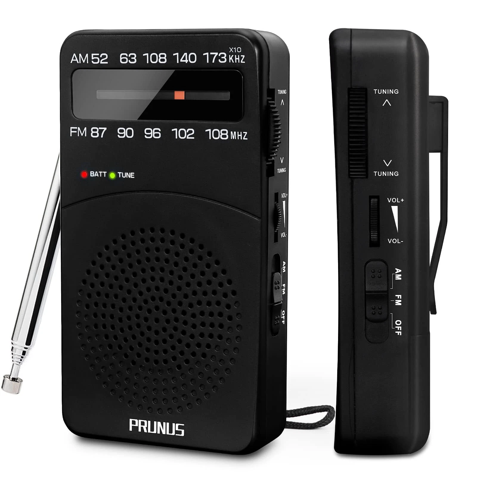 STAR- J-166 Portable Radio Am Fm, Battery Operated Radio With Tuning ...