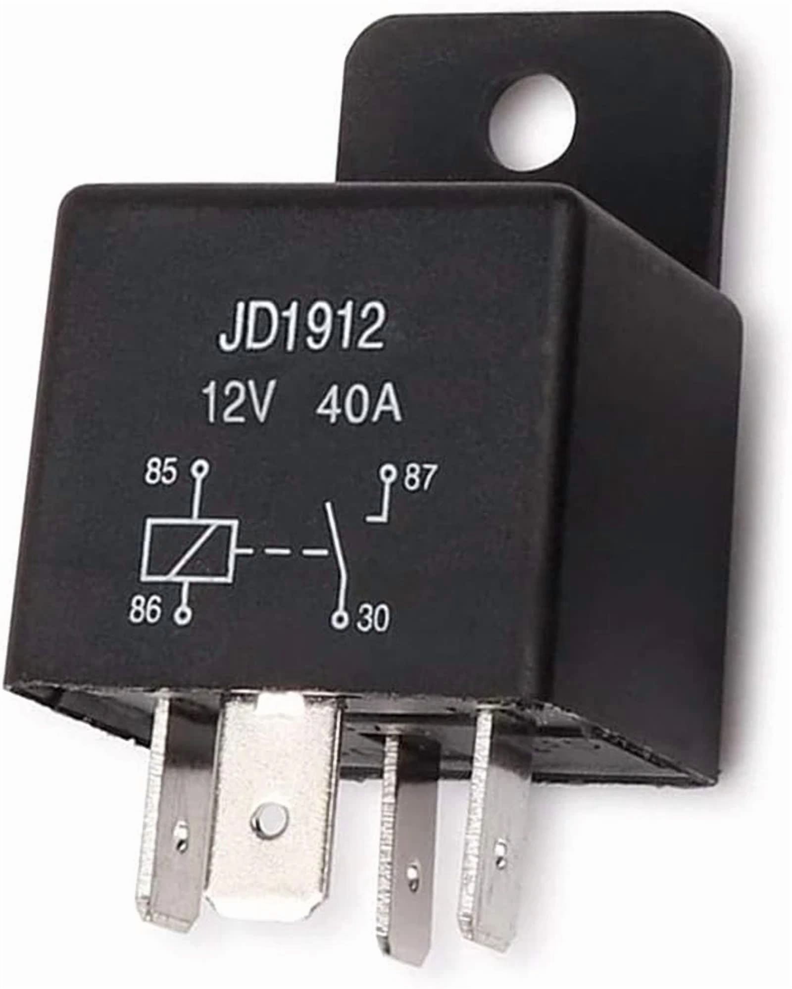 STAR- Jd1912 Automotive Relay 4-Pin 40A 12V Spst Car Truck Van ...