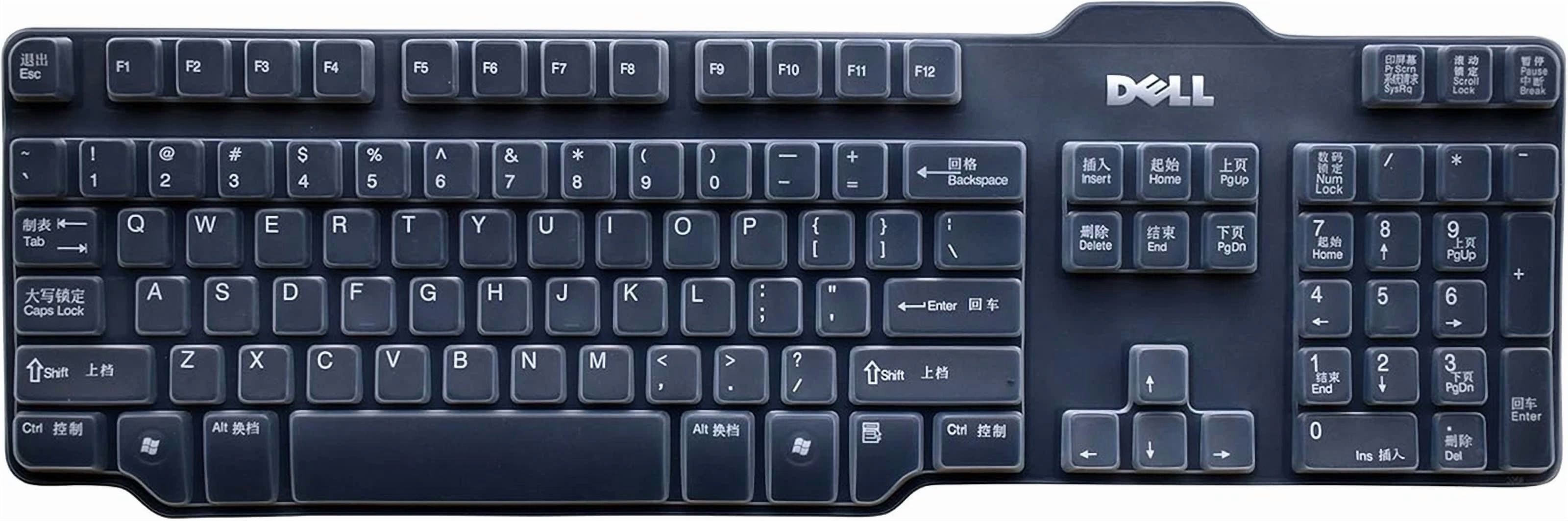 STAR- Keyboard Cover For Dell L100 Sk-8115 Sk-3205 104-Key Usb Wired ...