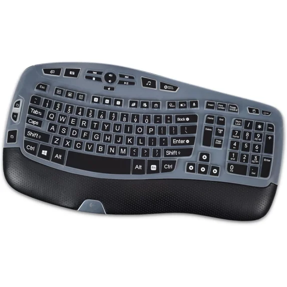STAR- Keyboard Cover For Logitech K350 Mk550 Mk570 Keyboard Cover Skin ...