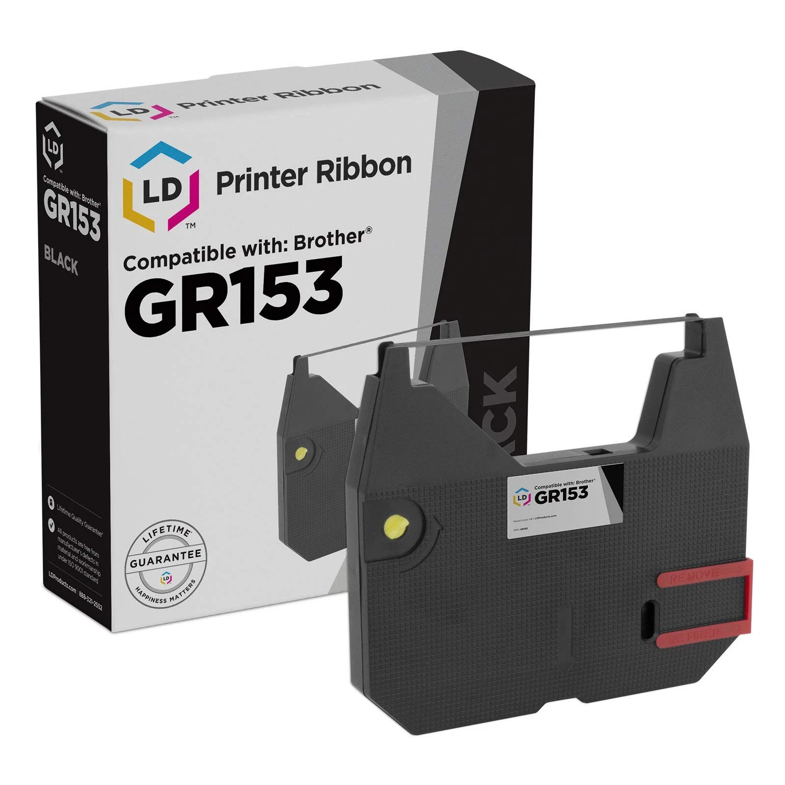 STAR- Ld Compatible 1030 Black Printer Ribbon Cartridge For Brother ...