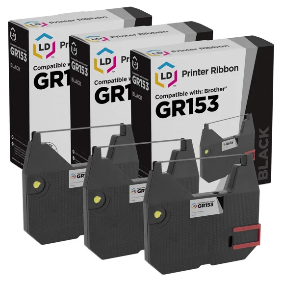 STAR- Ld Compatible 1030 Set Of 3 Black Printer Ribbon Cartridge For ...