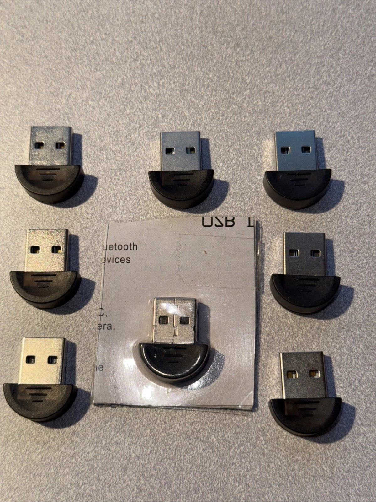 STAR- Lot 8X Bluetooth Usb Dongle Adapter For Pc Laptop Win Xp Vista 7 ...