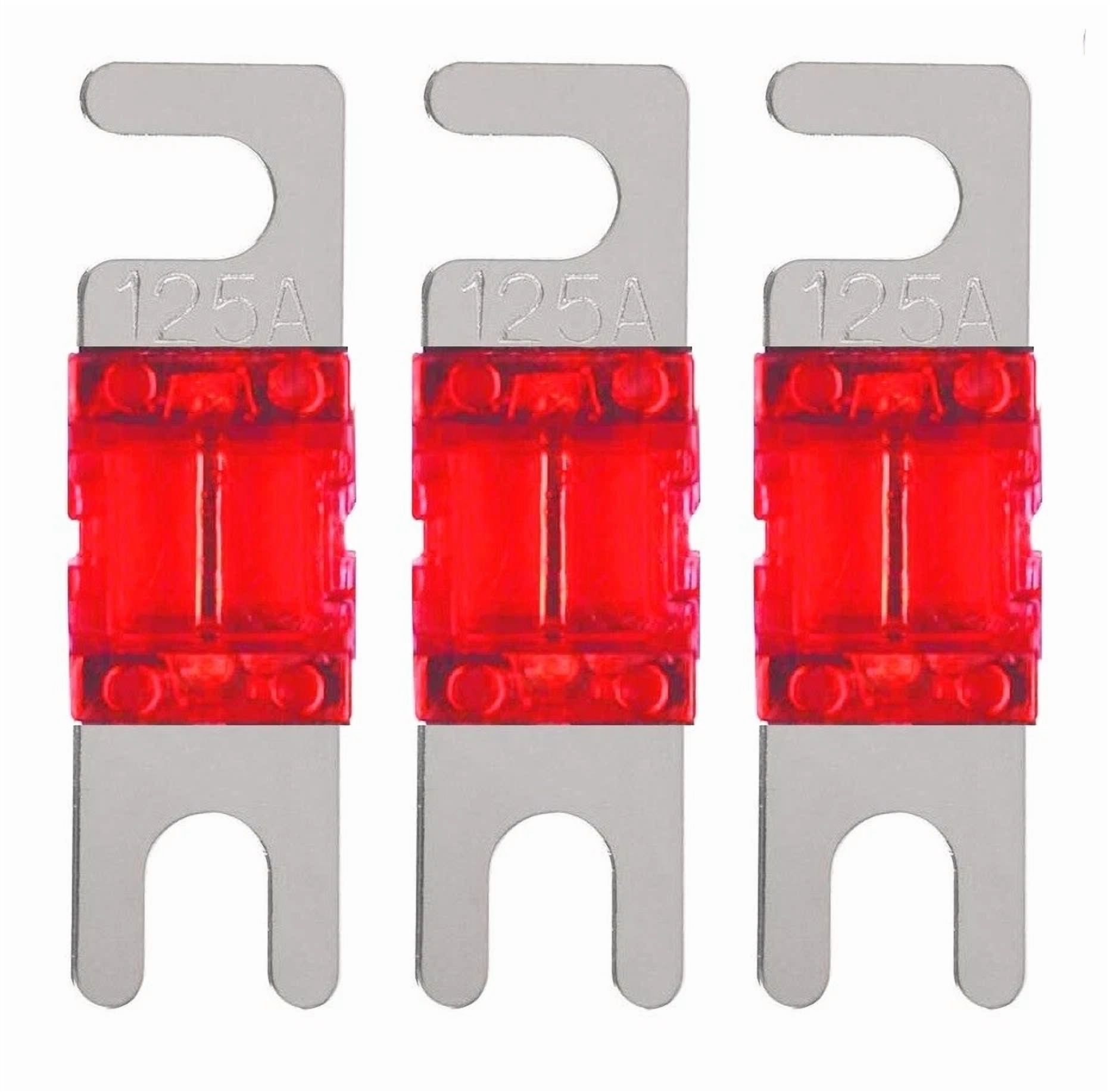 STAR- Mini Anl Fuse 125A 125 Amp Afs Fuses For Auto Marine Stereo Audio ...