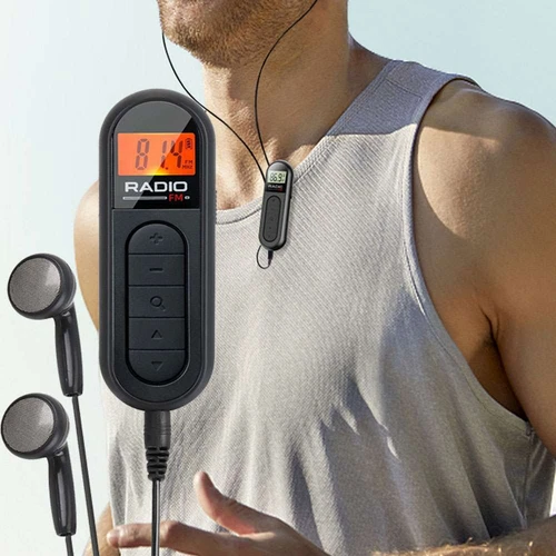 STAR- Mini Digital Portable Pocket Handy Lcd Fm Radio Rechargeable With ...