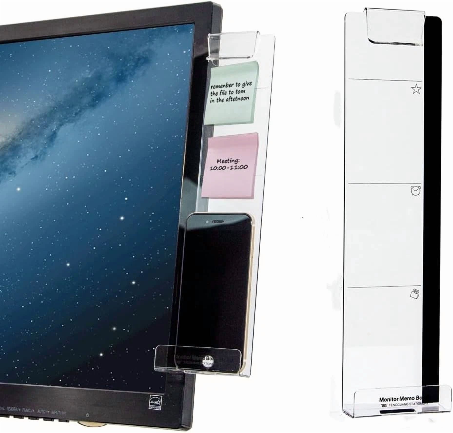 STAR- Multifunctional Computer Monitor Memo Message Board - Transparent ...