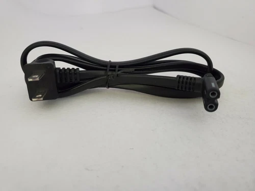 STAR- New 2-Prong 5 Ft 7A 125V Ac Power Cord Cable L-Type For Laptop ...