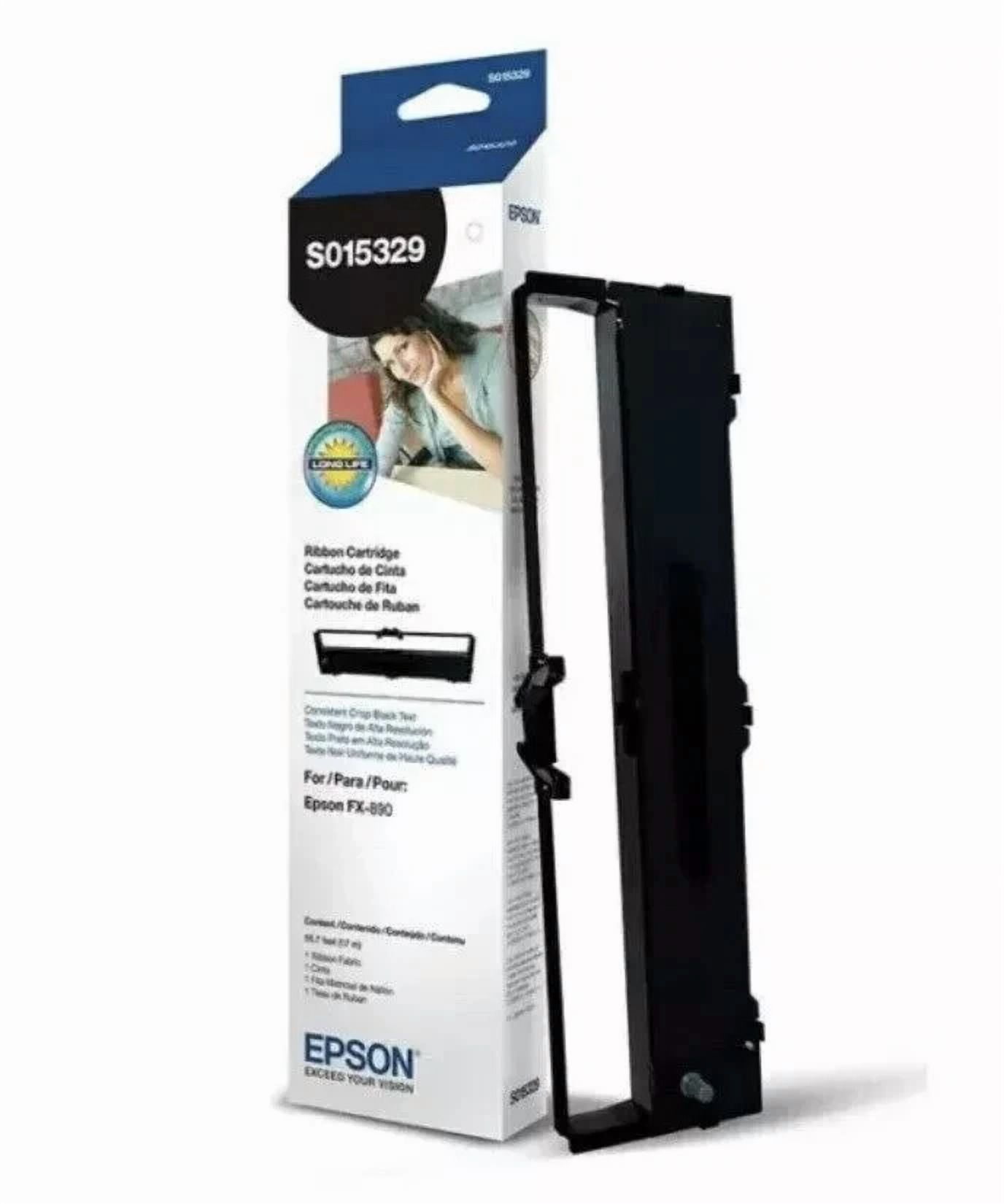 STAR- New Genuine Epson S015329 Fx-890 Fabric Ribbon Cartridge (Black ...