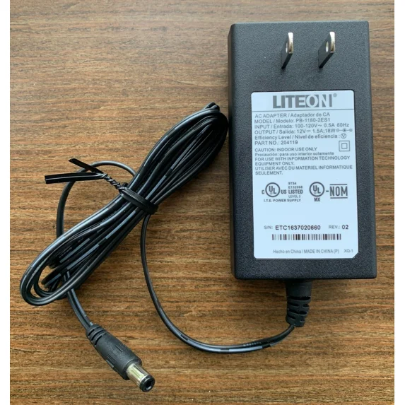 STAR- New Genuine Liteon 12V 1.5A Power Adapter For Arris S33 Docsis 3. ...