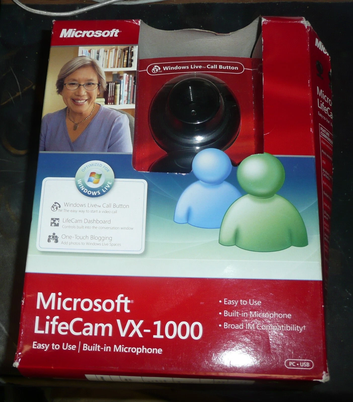 STAR- New In Box Microsoft Lifecam Vx-1000 Usb Webcam Camera - Walmart.com