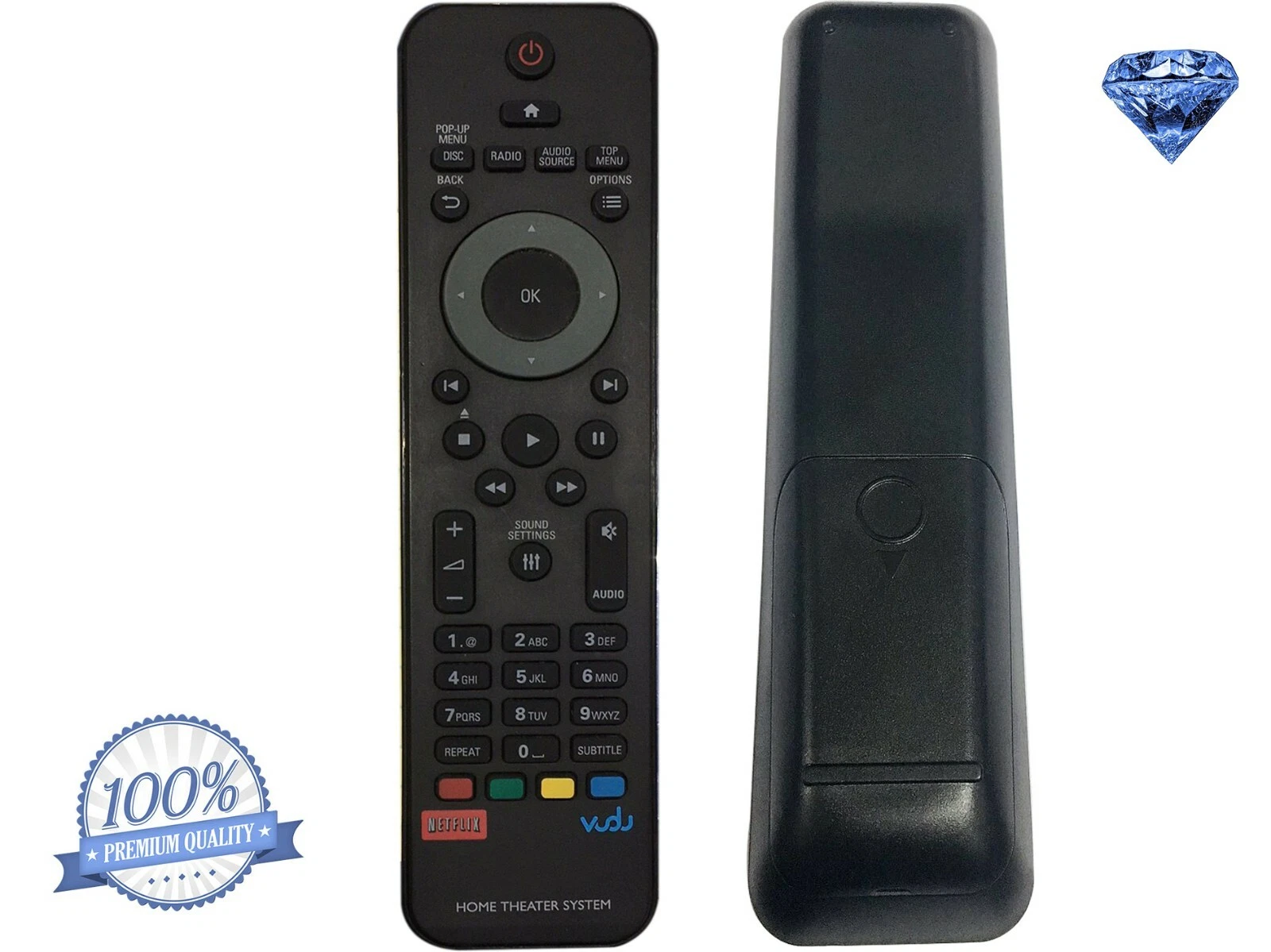 STAR- New Replace Remote Control For Philips Home Theater System ...
